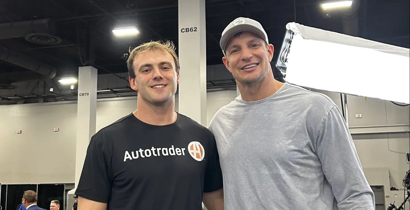 Brock Bowers Got Saved by His Mom After a Viral Photo With Rob Gronkowski