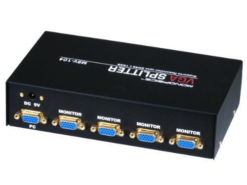 4 - Way VGA Distribution Amplifier (Splitter) | Major Entertainment