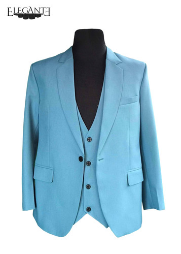 Dusty Blue Suit | Elegante Bridal