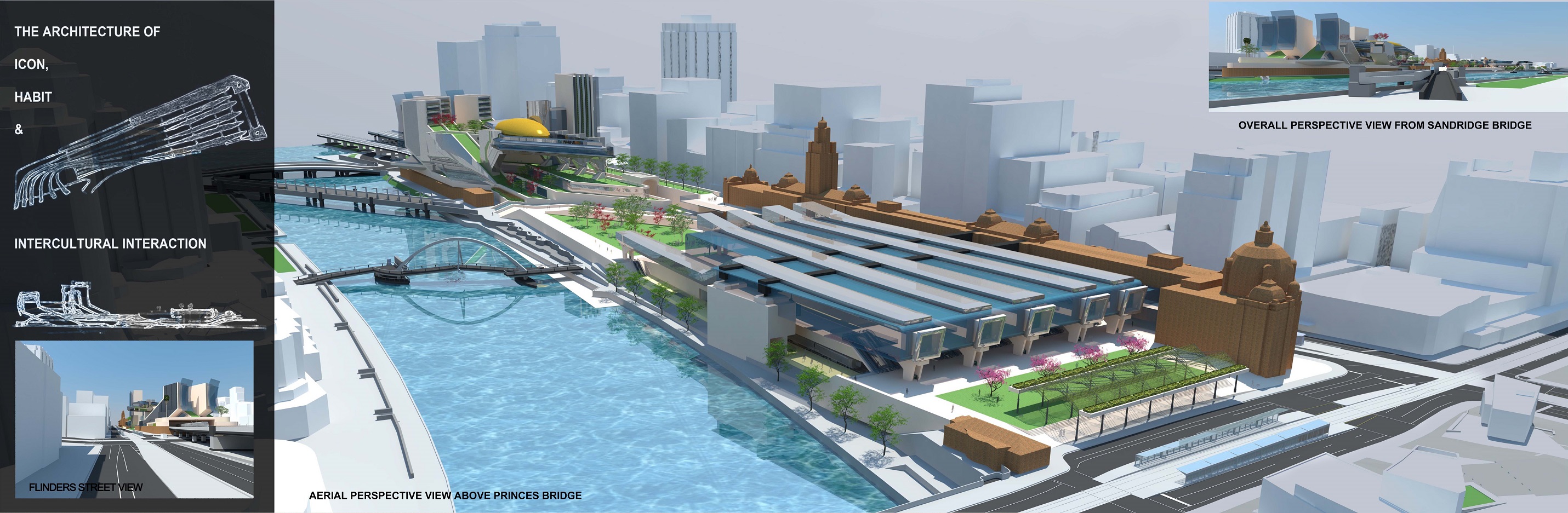 Flinders Street Station Design Compe1 | Archidrom - ארכידרום