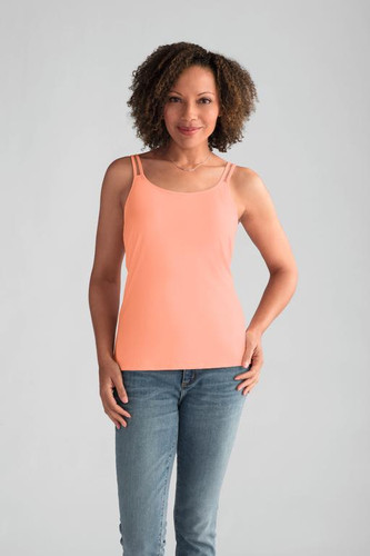 Amoena Valletta Mastectomy Singlet Apricot 44525 (Pocketed | The ...