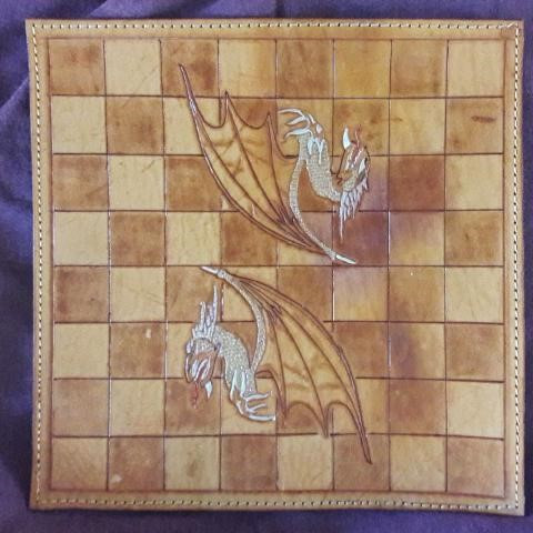 Dragon Chess Board | BBLeather