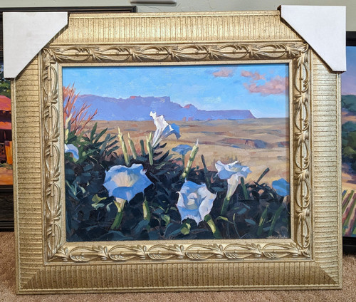 Moonflowers & Cliffs | megan-rieker-art