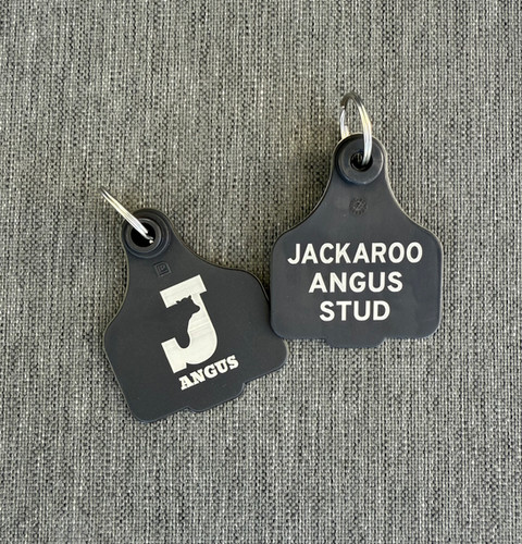Jackaroo Angus Stud Logo Cattle Ear Tags | Jackaroo Angus Stud