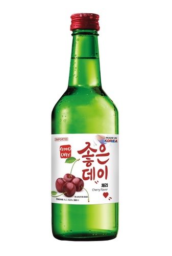 GOOD DAY KOREAN SOJU 360ML - CHERRY (20 PCS/CASE) | Nextrade Philippines