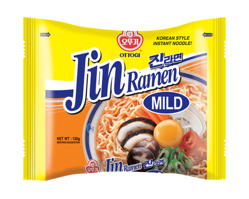 JIN RAMEN POUCH- MILD 120G (20 PCS/CASE) | Nextrade Philippines
