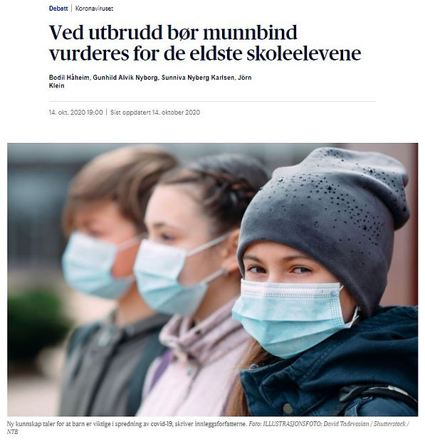 Kronikker og Intervju | Gunhild Alvik Nyborg - Keeping track of covid-19.