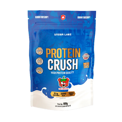 Whey Protein Crush Morango 900g Under Labz | Garage Suplementos
