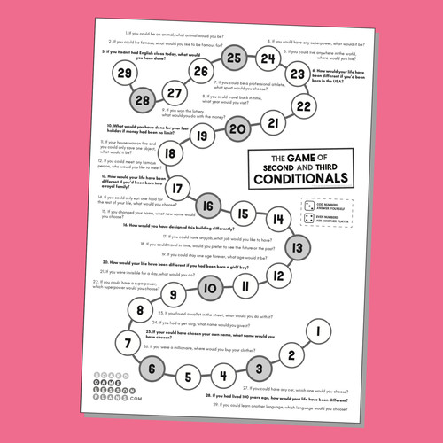 The ESL Game of Second and Third Conditionals | Board Game Lesson Pl
