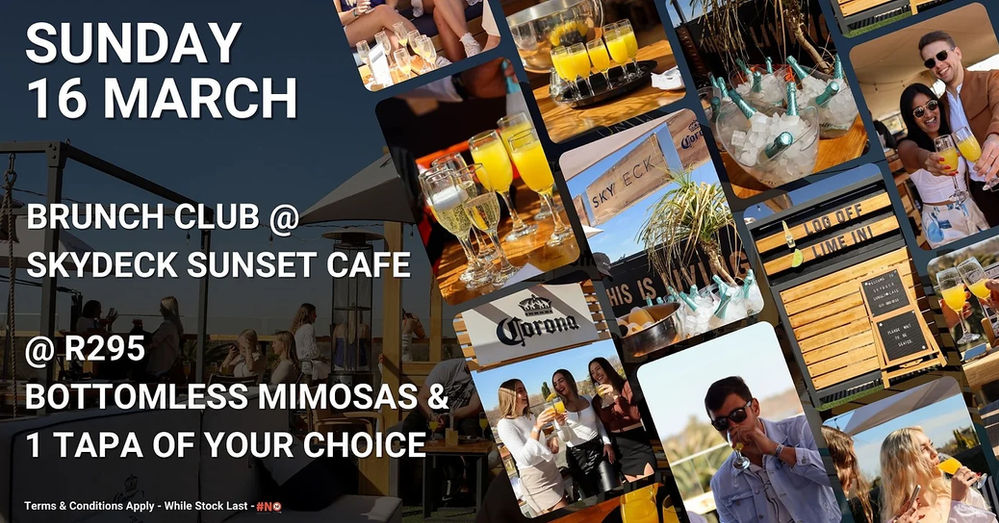Things To Do-Brunch Club at Skydeck Sunset Café-Potchefstroom | The Go ...