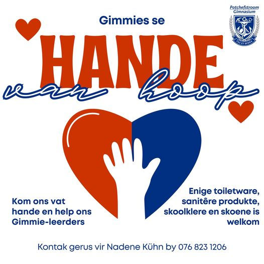 Gimmies se "Hande van Hoop" Projek | The Go-To Guy