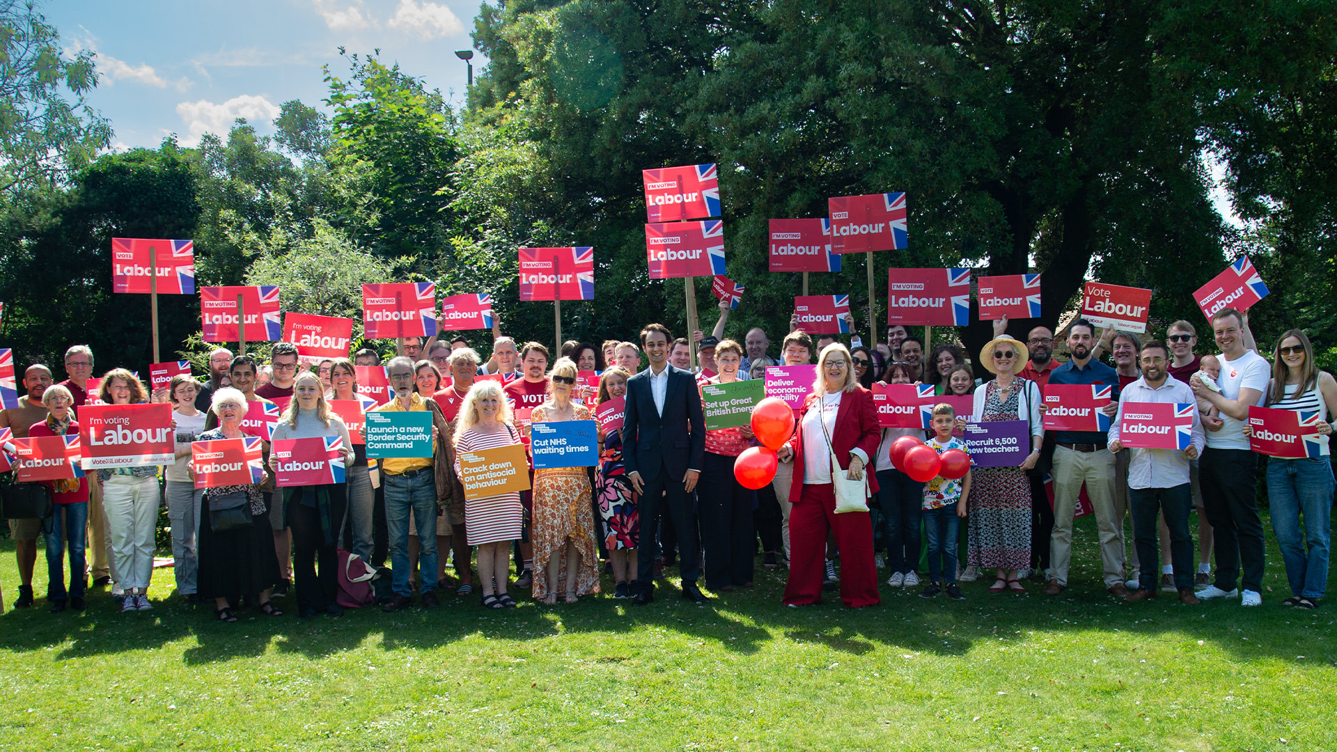 Josh Dean launches General Election campaign in Bishop's Stortford