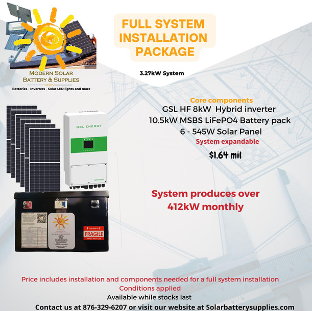 Solar System Packages | MSBS
