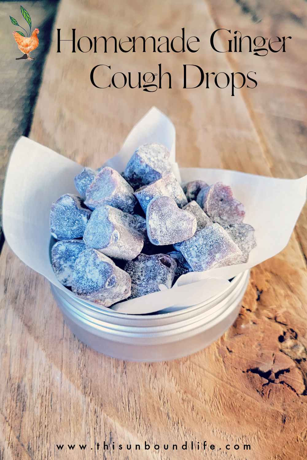 Homemade Ginger Cough Drops