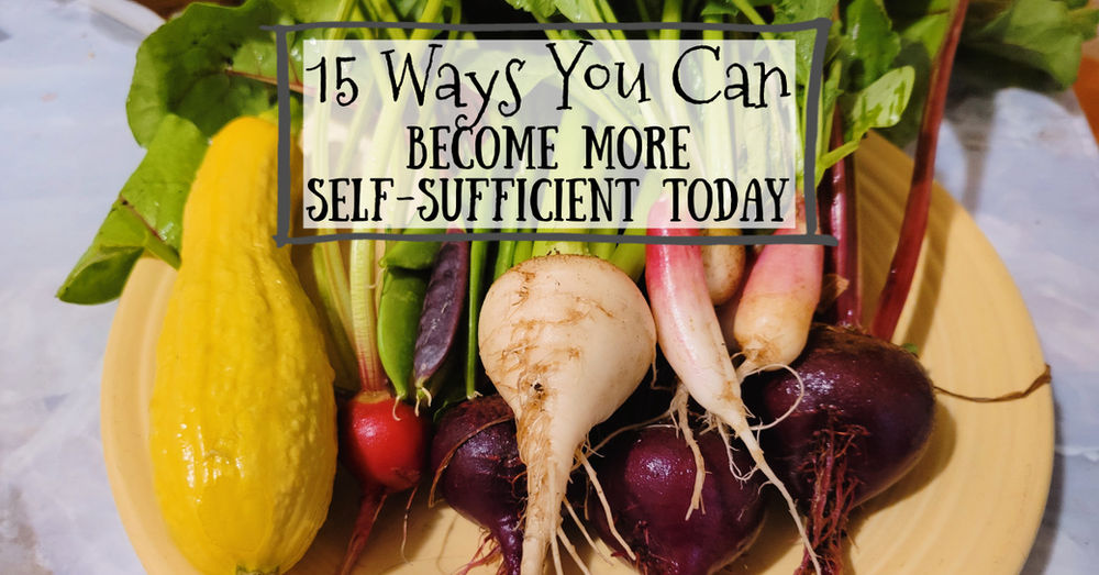 15 Ways You Can Become More Self Sufficient Today