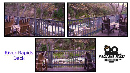River Rapids View Deck | 4K Video Backgrounds