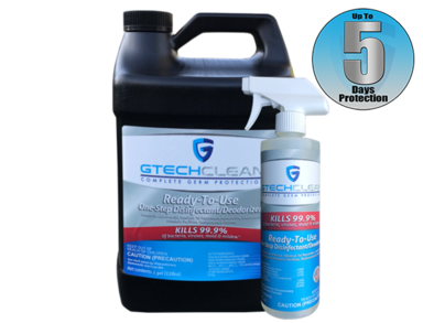 GTech Clean 1 Gal Bottle + 16 Oz. Spray Bottle Bundle | bodyarmorusa
