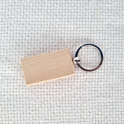 Wooden keyring | The Paper Shed Outle