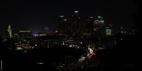 DTLA winter night | Pictures Adrift