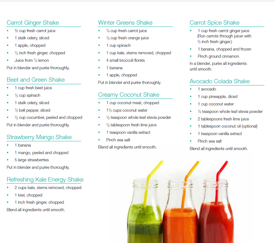 21 Day Purification Program at DOCS Has Begun - Shake Recipes