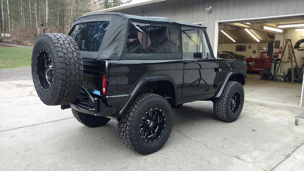 1971 Bronco Black Vader | mainly-muscle-cars