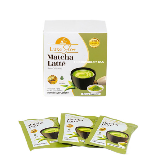 Luxe Slim MATCHA Latte 21g x 10 sachets | FilipinoSkincare USAhttps ...