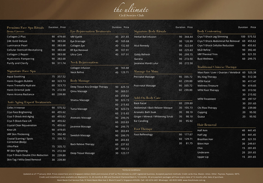 BUKIT BATOK | The Ultimate Spa