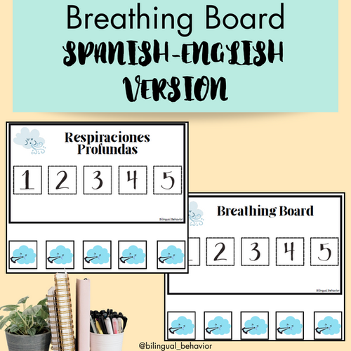 Breathing Board SPANISH-ENGLISH | Bilingual Behavior