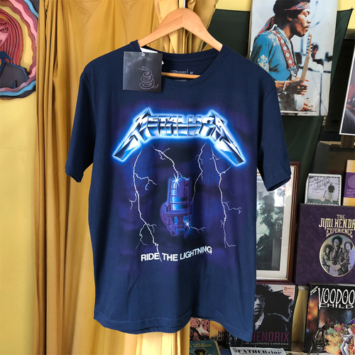 Camiseta Metallica - Ride The Lightning - (Plus Size) - Stamp | rivarock