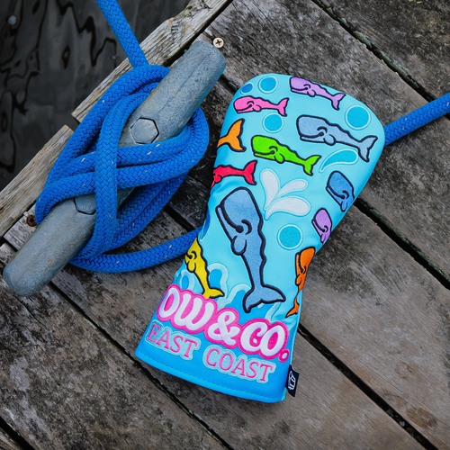 Swimming of the Whales Driver Headcover | Ow&Co. Golf