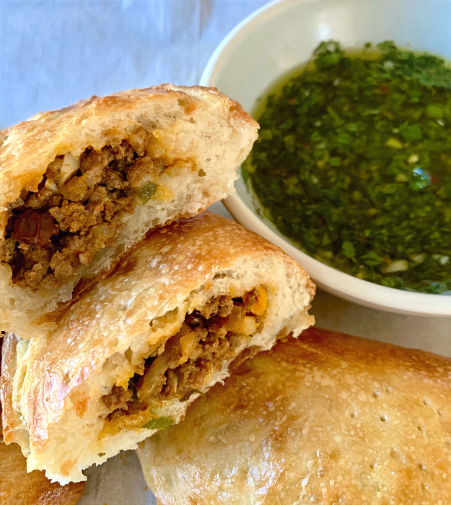 Low sodium empanada-calzones