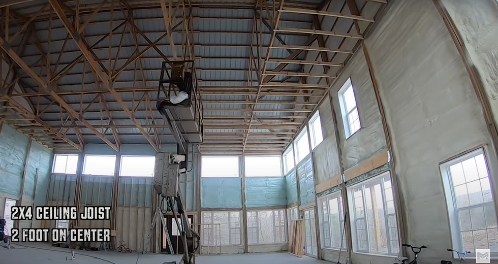 Interior Framing | Part 2 Outer Walls + Ceiling