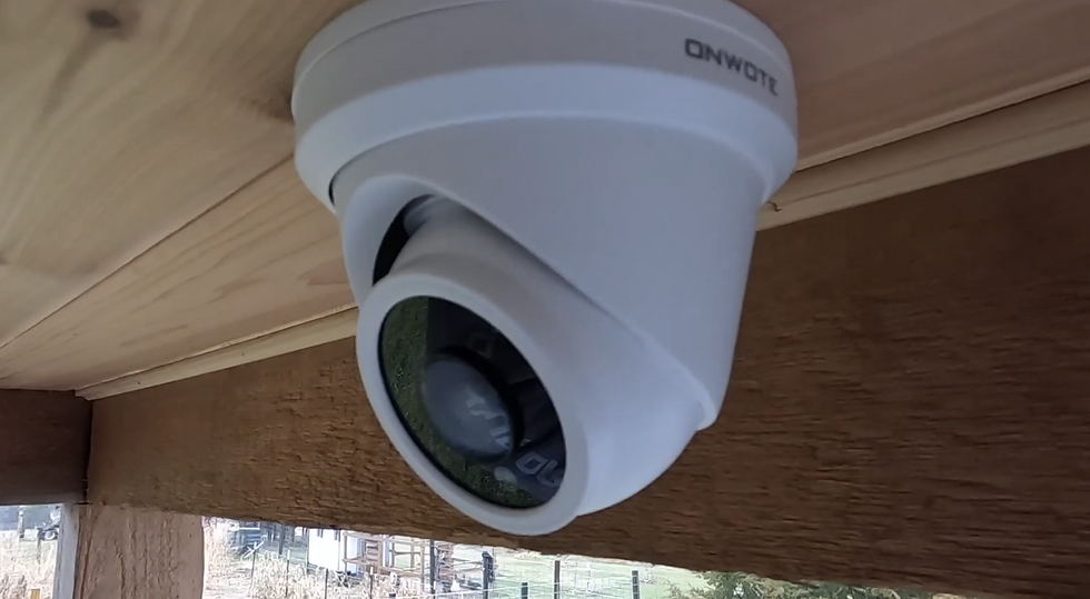Cedar Porch Ceiling + ONWOTE Security Cameras + Cedar Cost | Mad County ...