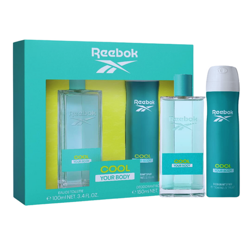 REEBOK COOL YOUR BODY EDT 100ML + DEO 150ML FEM | Yury's Free Shop