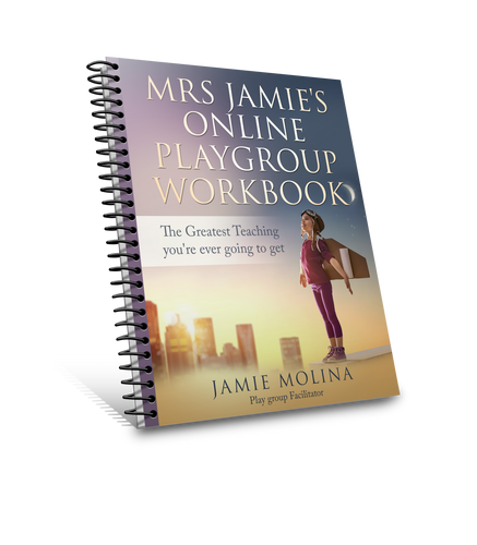 Ms Jamie's Online Preschool Work Book HARD COPY | The Vine Childcare