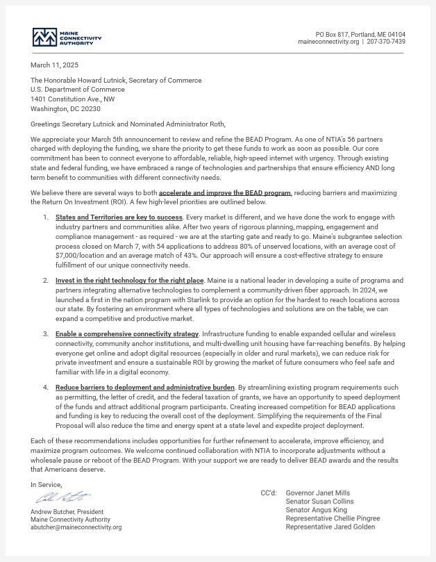 MCA Letter to Secretary of Commerce Howard Lutnick and Nominated ...