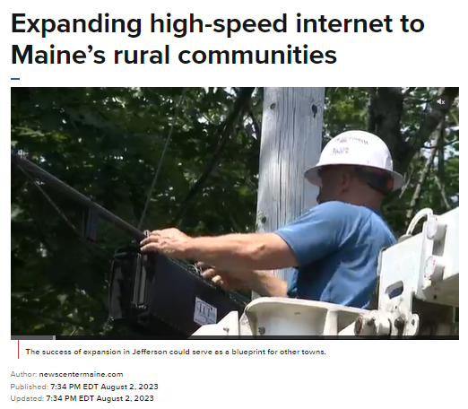 Expanding high-speed internet to Maine’s rural communities | Maine ...