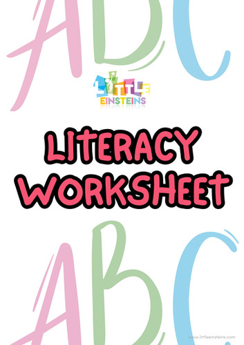 Literacy Worksheets LE | Little Einsteins Hn