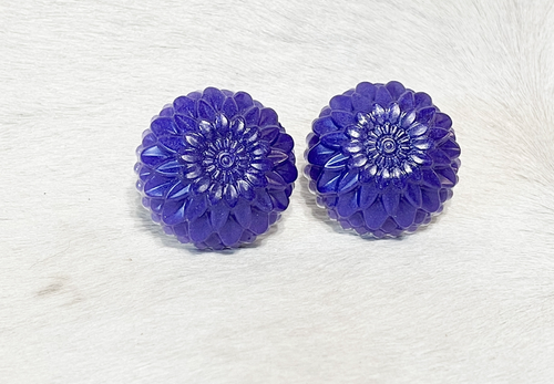 Purple chrysanthemum concho set | Twisted Pistol