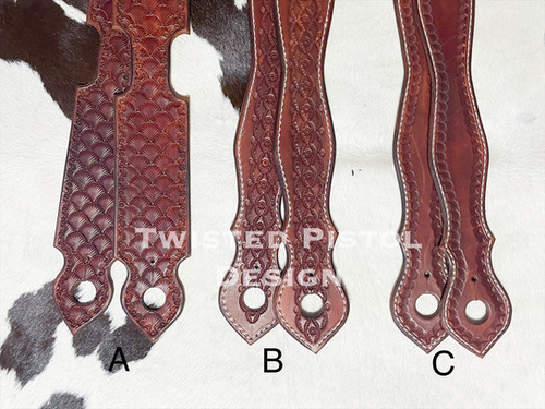 Stamped Slobber Straps | Twisted Pistol