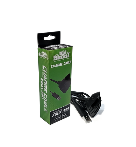 Charge Cable for XBOX 360 Controller - Black | old-skool