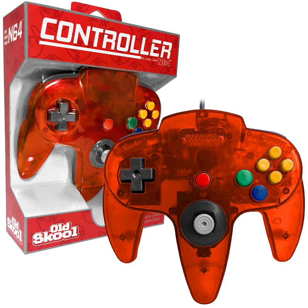 N64 Controller - Fire Orange | old-skool