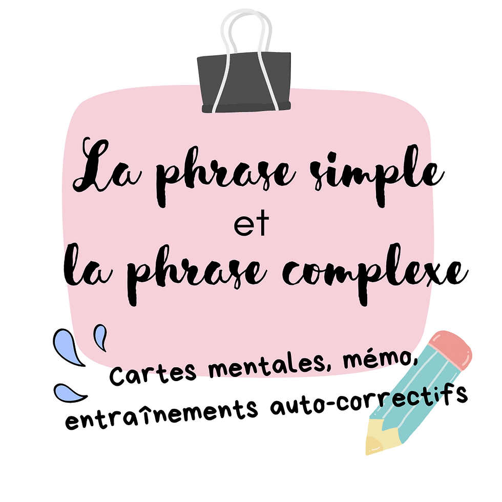 Activités sur la phrase simple et la phrase complexe