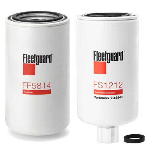 Fleetguard FS1212 and FF5814 ($5 Shipping) | Diesel Fuel Filter Kits