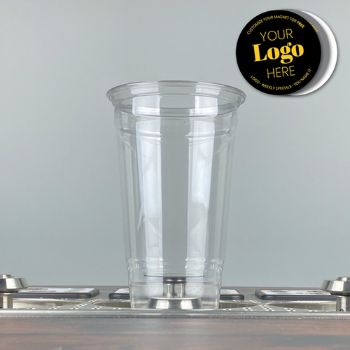 32 oz Plastic Cup w/ Custom Magnets (300) | BottomsUpBeer.com