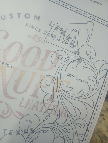 Oilfield Tallybook Cover Companion | Good 'Nuff Leather