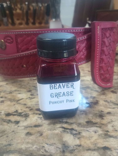 Punchy Pink Beaver Grease | Good 'Nuff Leather