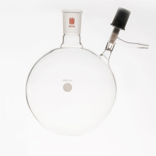 Flask, Reaction, High Vacuum Valve | Labware E-shop