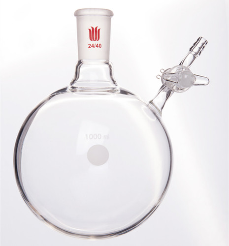 Flask, Reaction, Glass Stopper | Labware E-shop