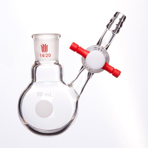 Flask, Reaction, Teflon Stopper | Labware E-shop